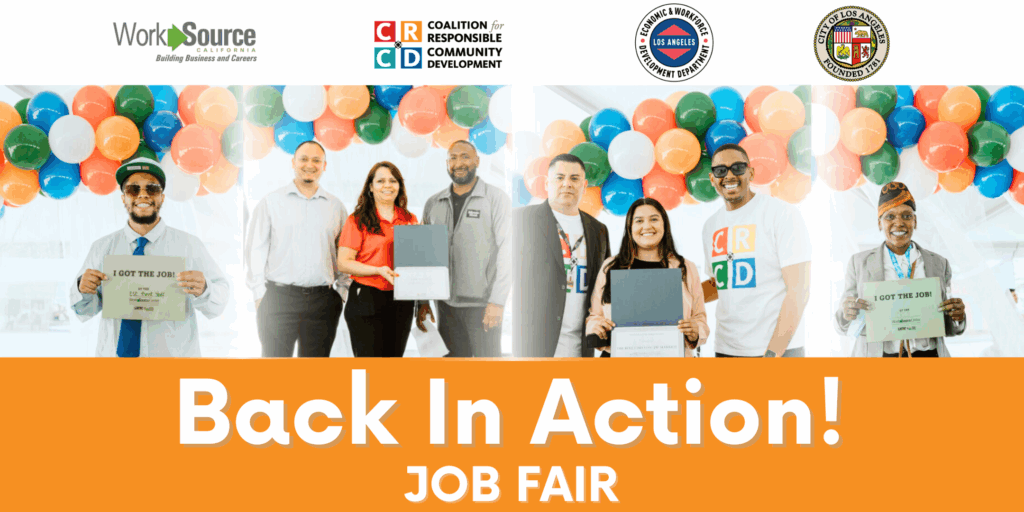 Back in Action! Job Fair - CRCD
